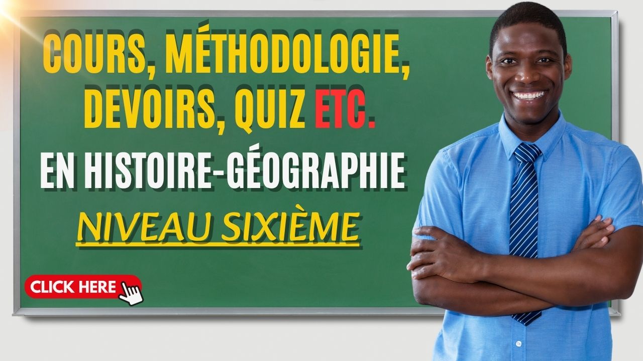 La géographie et son objet (6ème)